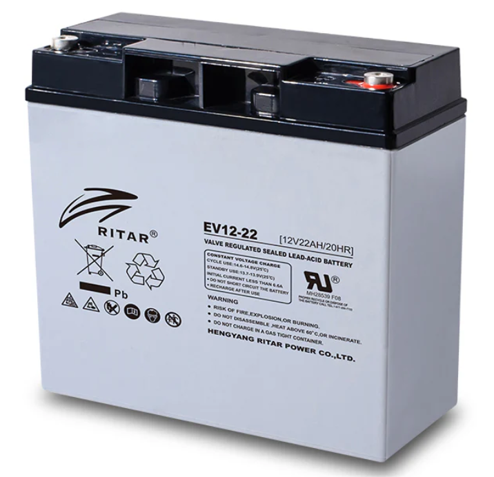 Ritar EV12-22 (RT12220EV) Deep Cycle Battery | 12V 22Ah Deep Cycle ...